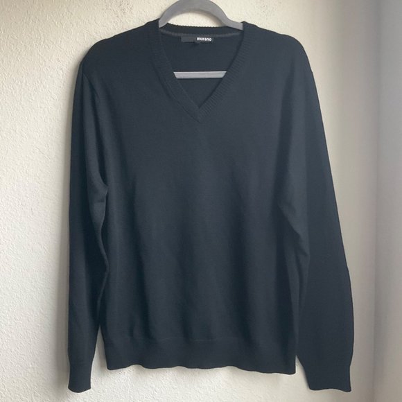 Murano | Sweaters | Murano Mens Size Large Sweater Pullover Black V ...